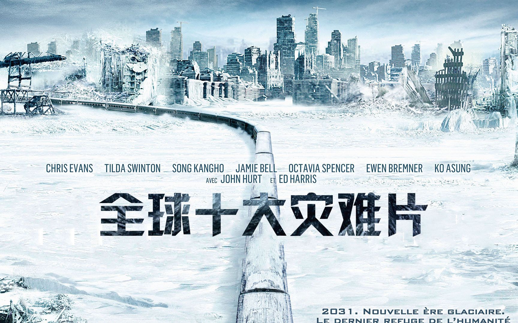 盘点全球十大灾难片,《后天》《2012》都只能排第二第三,第一名无人...