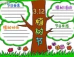 植树节主题手抄报来了, 简单好画