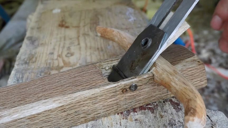 【木工手作】手工制作一个推着会叫的木工刨