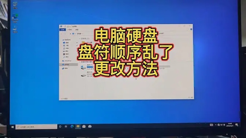 电脑硬盘盘符顺序乱了怎么更改