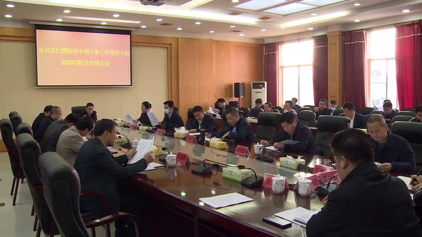 县扫黑除恶专项斗争工作领导小组召开2020年第1次全体会议