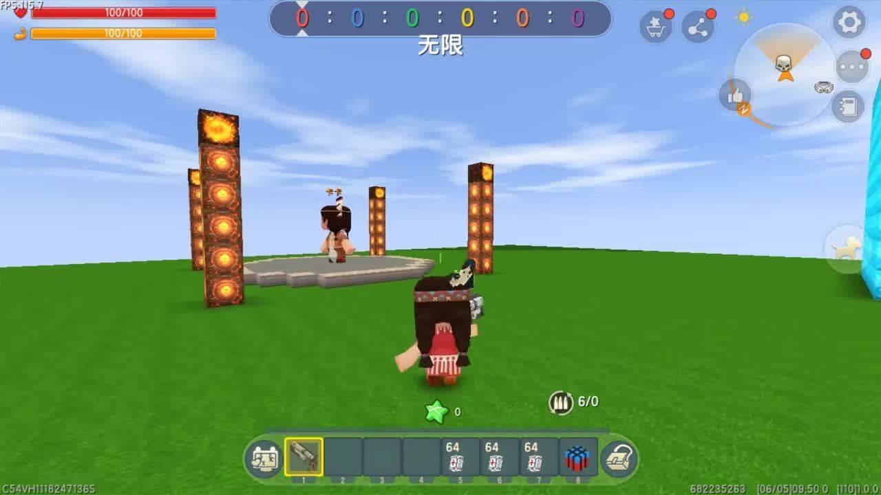 迷你世界:妮妮VS卡卡!卡卡站着给妮妮打是怎么回事