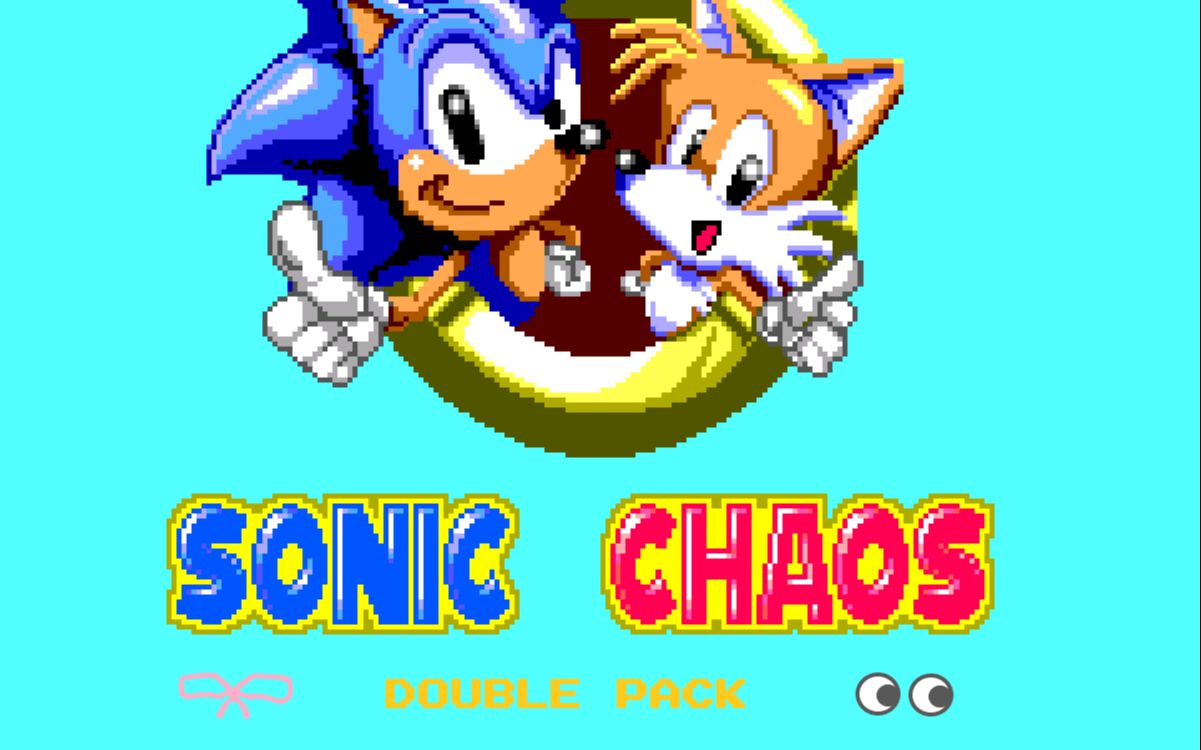 【仲恺白云·本人游戏制作项目的公示】“Sonic Chaos Double Pack...