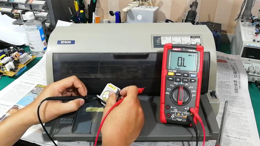 爱普生690K打印头问题~缺了好多针~拆下看上去又没断!这可怎么办