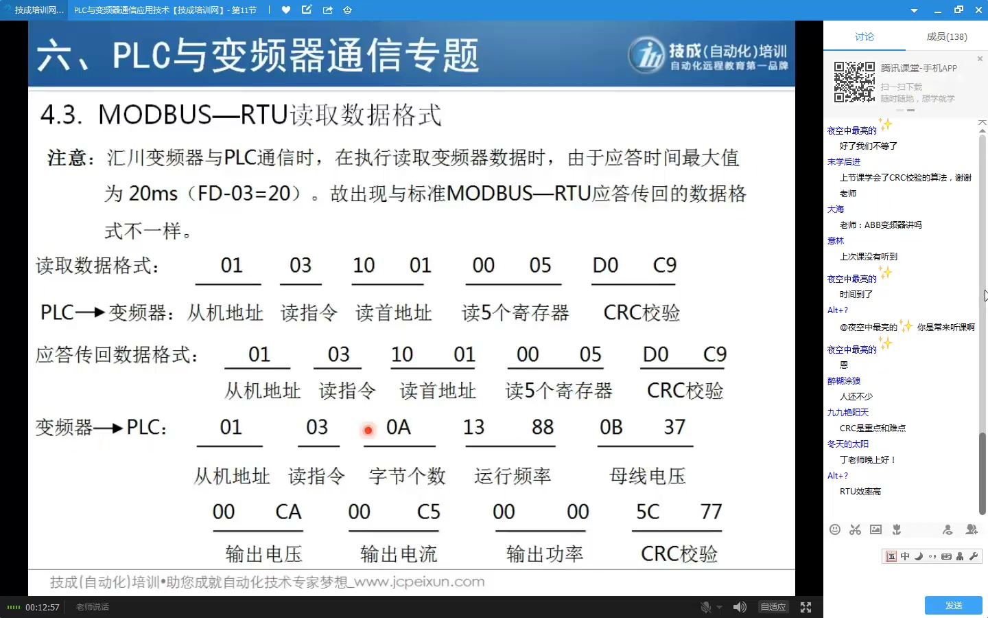 PLC与变频通信实用技术及应用程序讲座