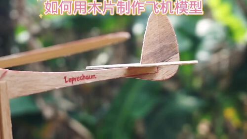 如何用木片制作迷你飞机模型