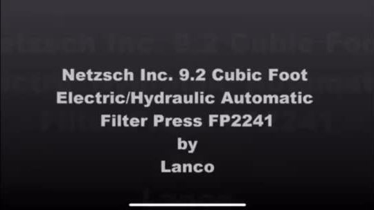 耐驰公司另类取拉板自动压滤机#板框压滤机 #隔膜压滤机