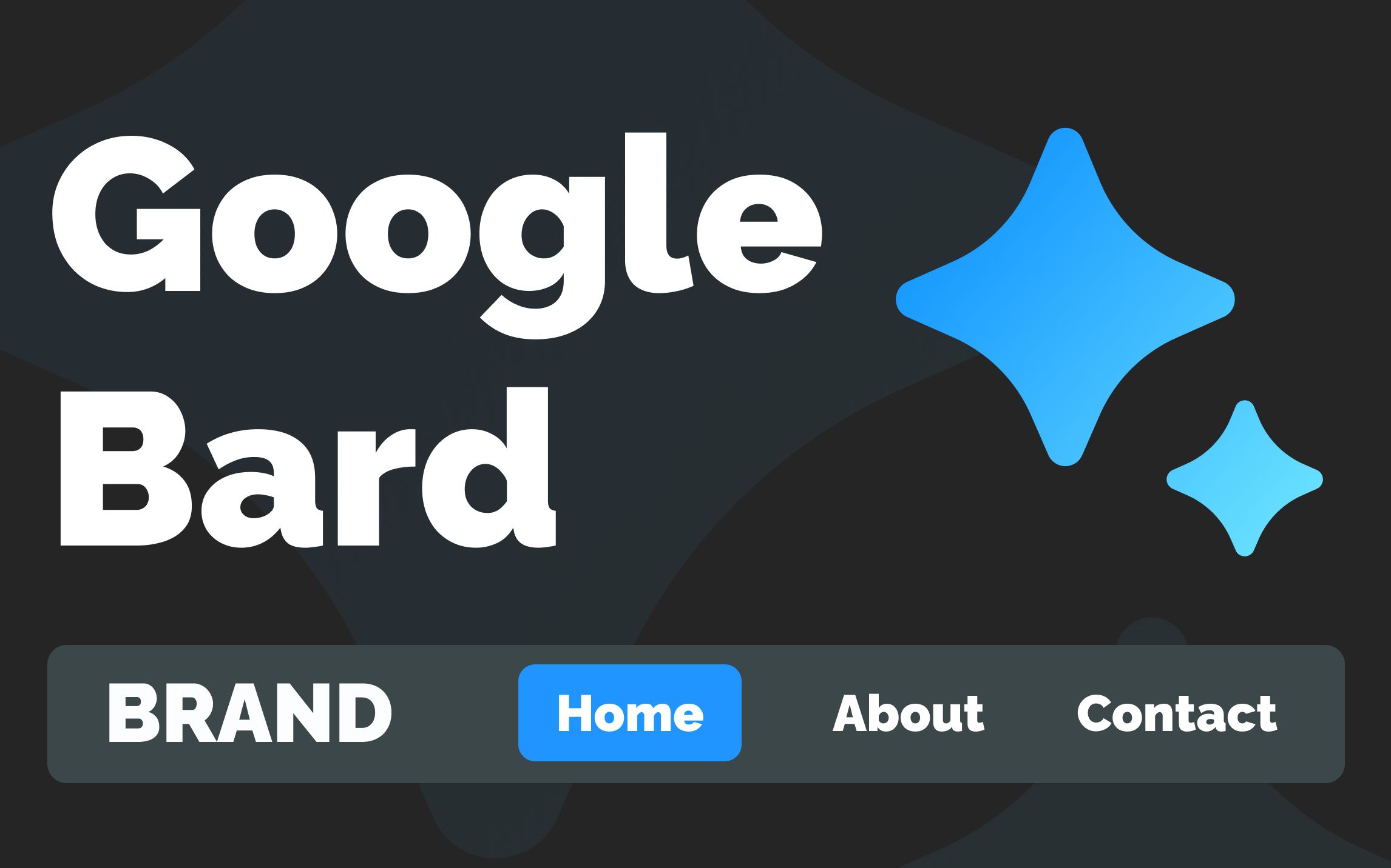 ...生成响应式导航条的代码,并遵循 Dribbble 最流行的设计,看看结果吧