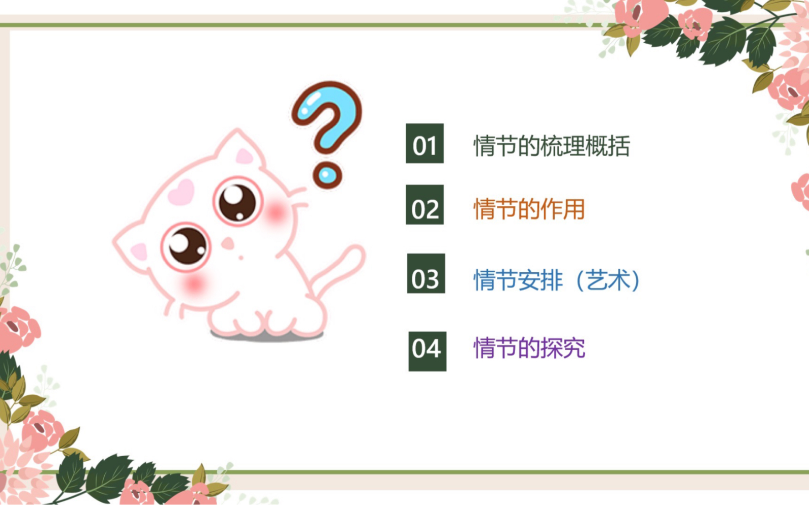 高中语文板块 | 小说的情节结构 | 教招学科知识复习