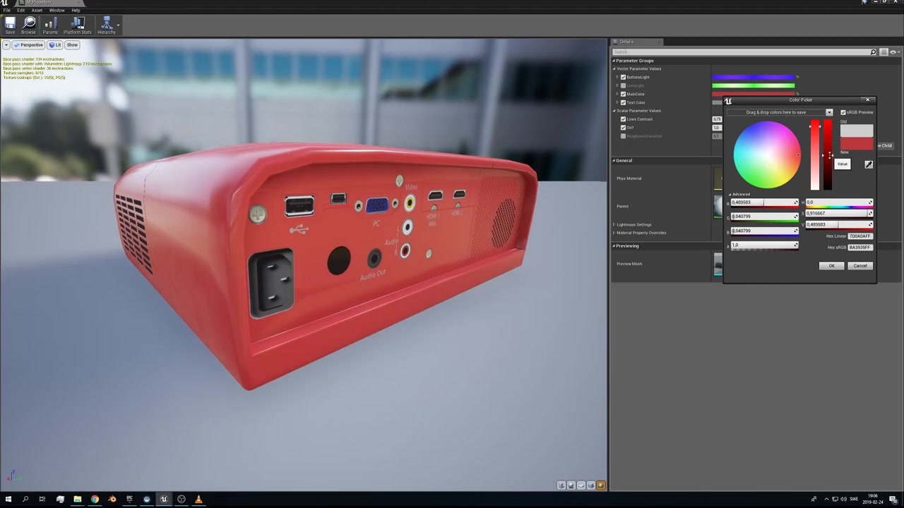 【资源工具库】UE4 投影机