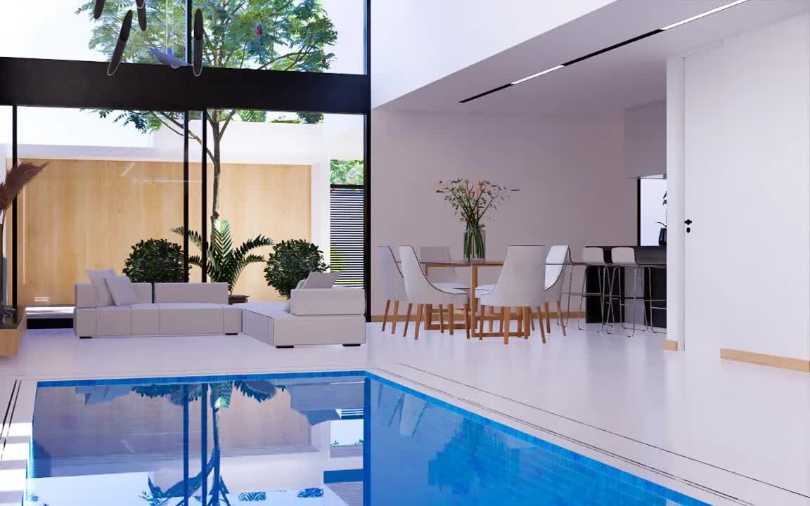...极简主义 | 10 X 20 + 室内游泳池 | PLANOS DE CASA 2022.2.20