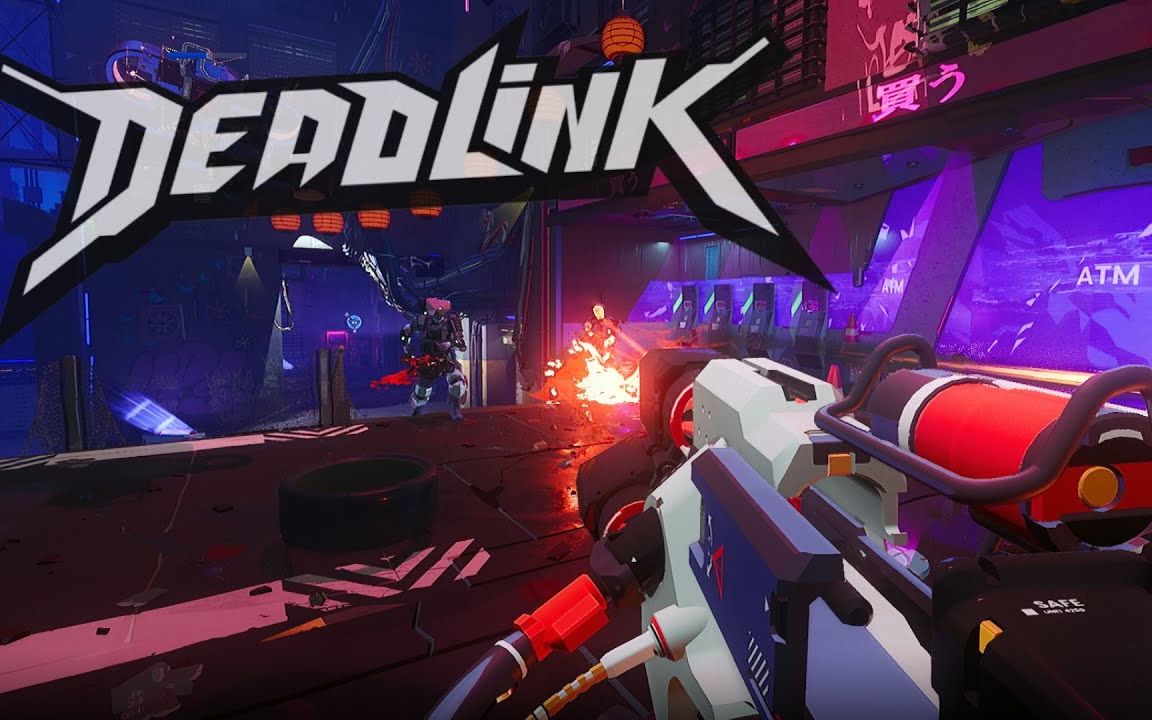第一人称版黑帝斯?赛博朋克风格小众肉鸽FPS《Deadlink》实机游戏...