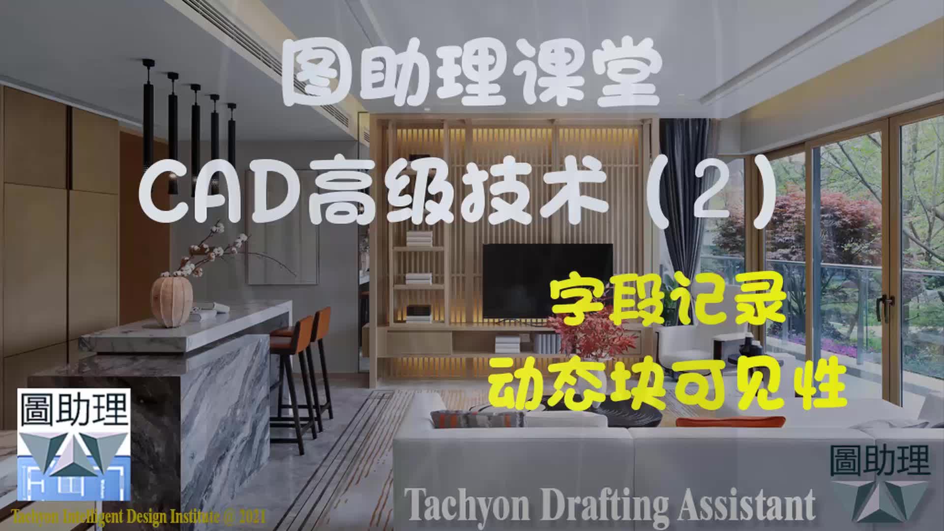 图助理课堂:CAD高级应用:字段记录动态块可见性