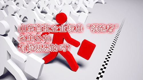山东首批企业标准“领跑者”名单公布 有你熟悉的吗?