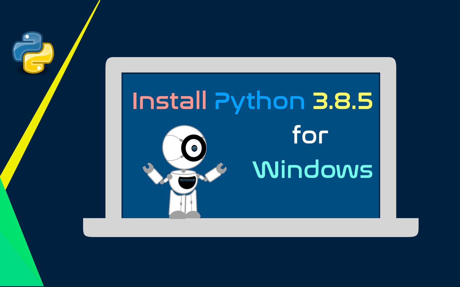 [Python Turtle 海龟绘图] 课前准备:Python 3.8.5 最新版本下载和安装 (...