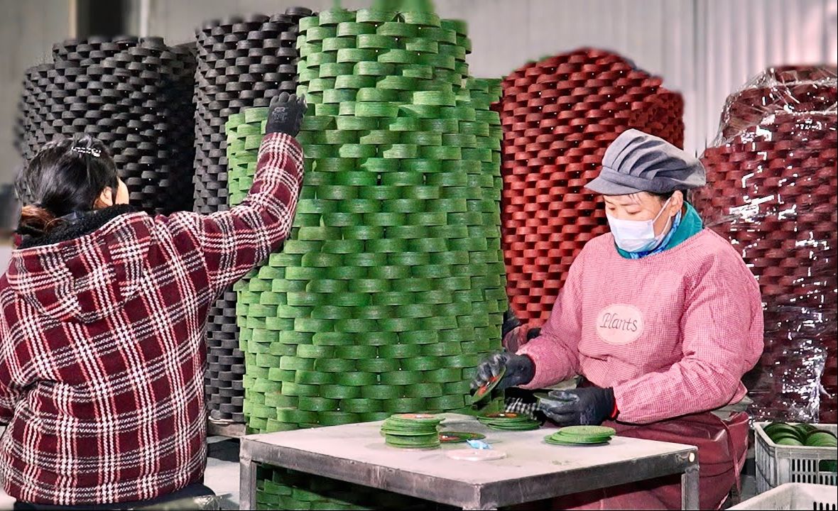 砂轮片的生产过程