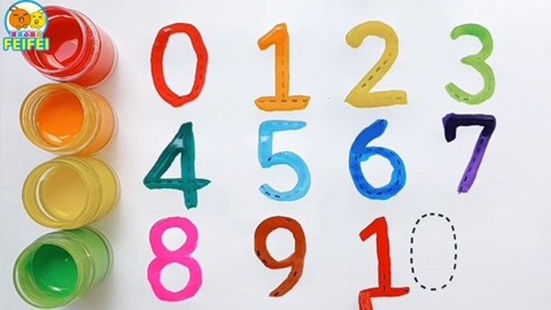 少儿益智玩具,书写1 20的数字,认识数字和颜色