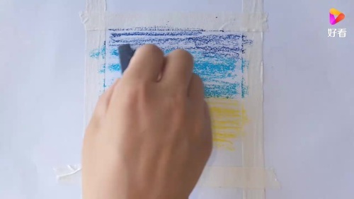 6424. 一学就会的风景画,色粉,油画棒丙烯,水彩均可