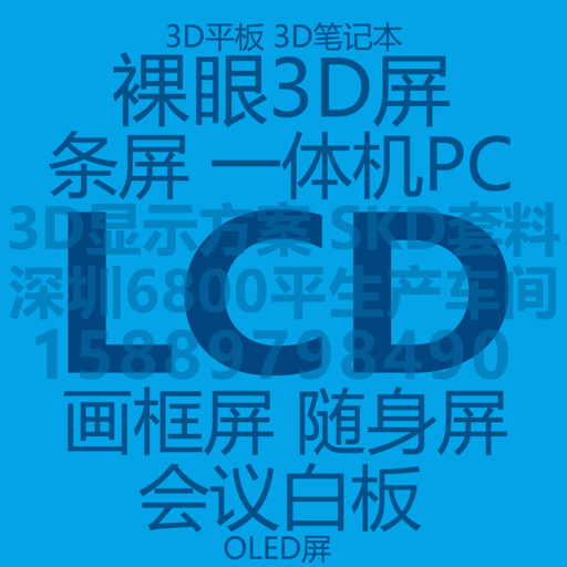 裸眼3D显示及特殊显示 