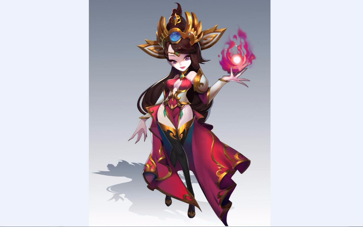 韩国风霸气女王制作,3D人物建模