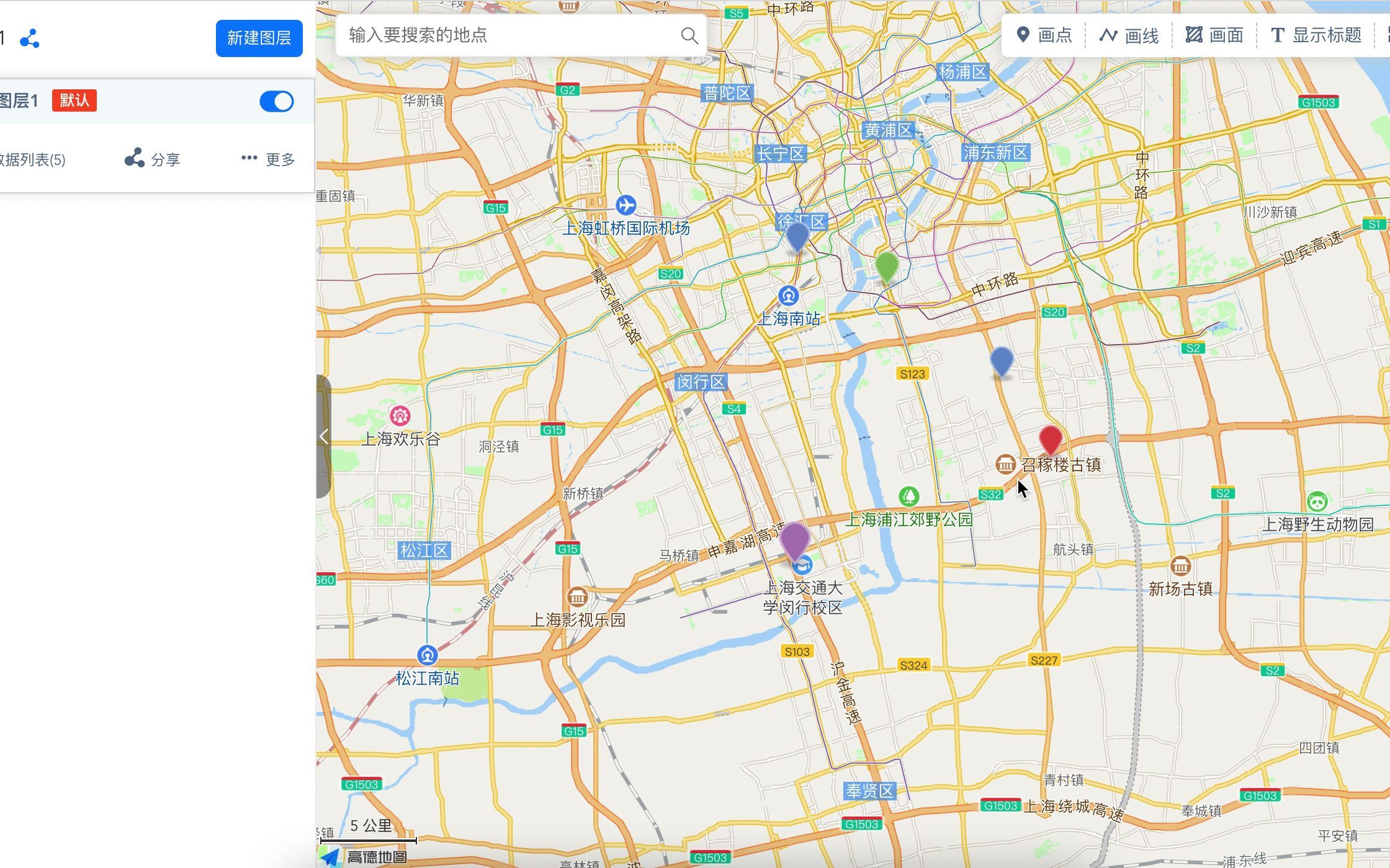 钉图-PC版标记点增删改操作教程
