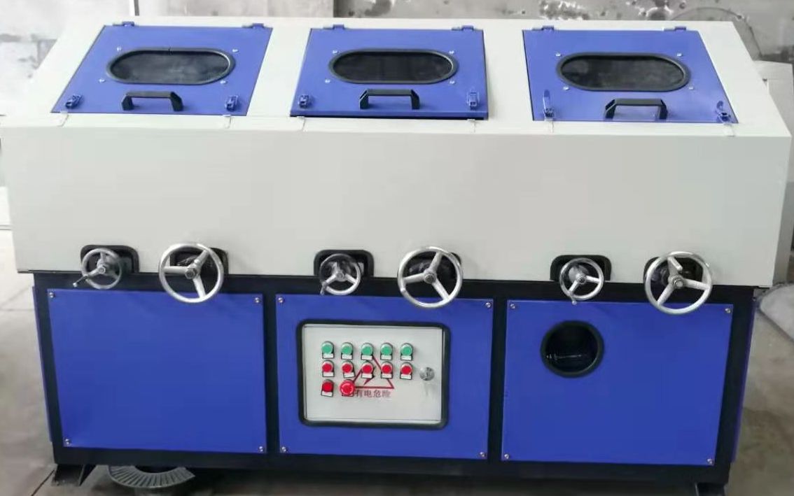 ...卧式抛光机 水磨环保 效率高 可根据管件直径大小调整 也可定制自动型