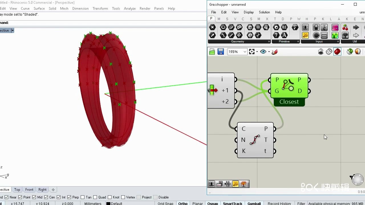 ...Grasshopper/RHINO/零基础/逻辑/教程/案例/逐步演示/产品/建筑/景观/