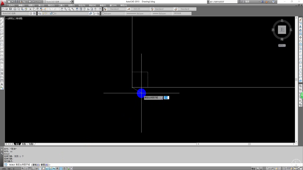 CAD快捷键操作缩放拉伸-超清720P