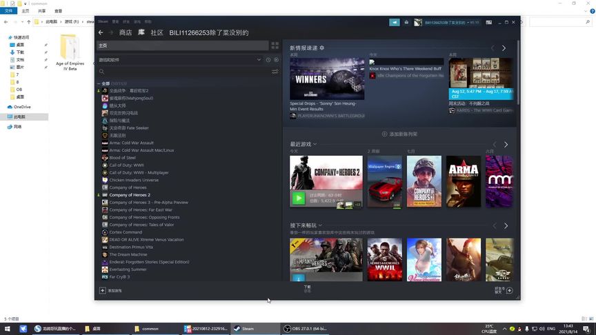 #英雄连2 #steam游戏 教大家如何使用喜欢的游戏语言语音进行汉化