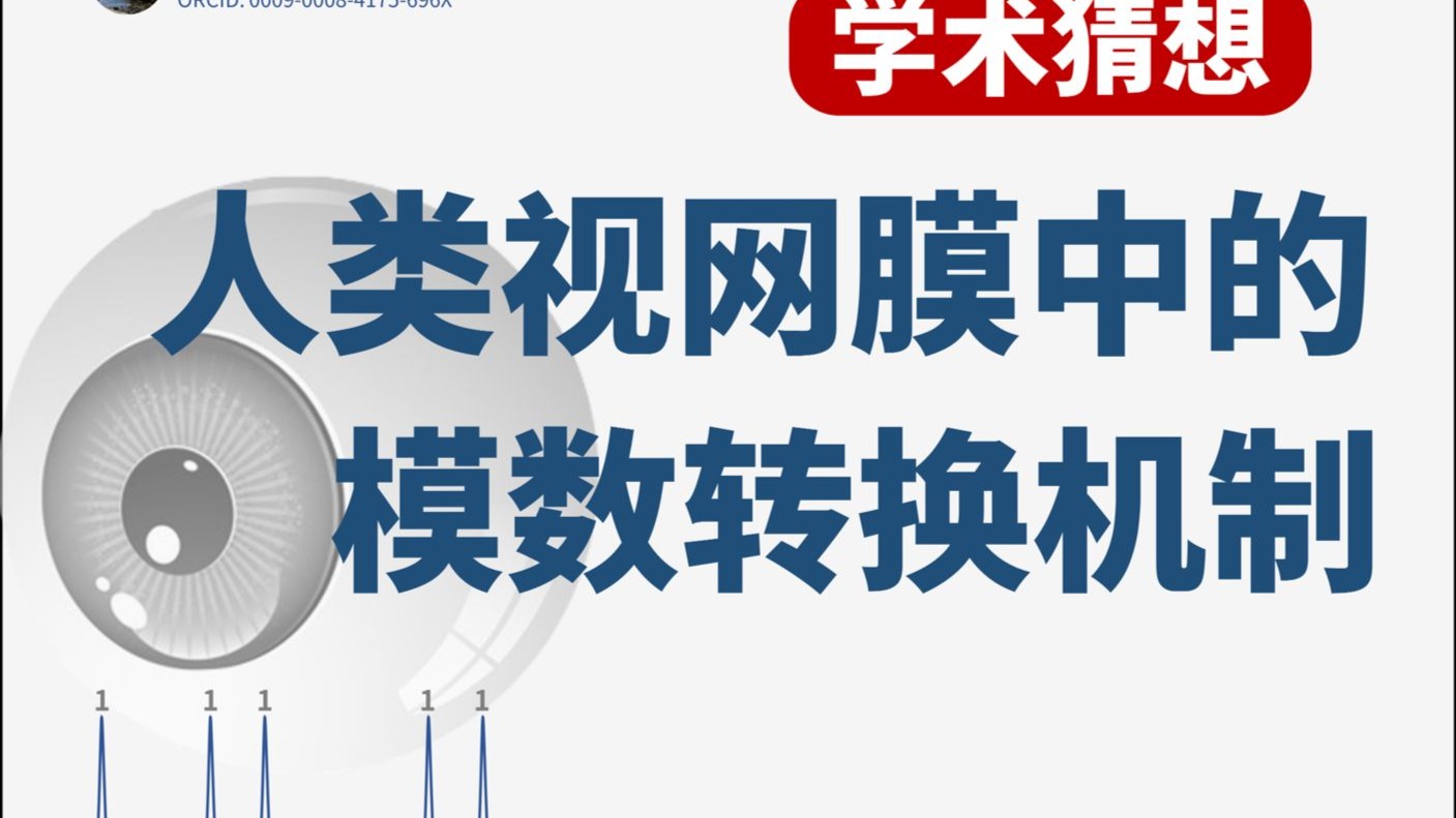 【中文版】学术猜想 | 人眼视网膜中的模数转换机制