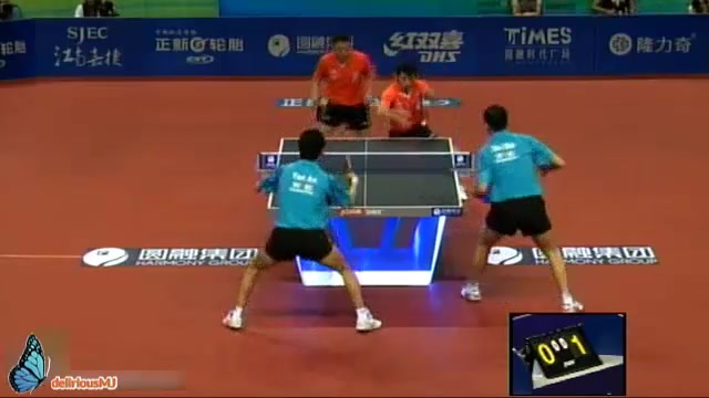20110827【苏州公开赛】男双半决赛:张继科/马琳vs许昕/闫安