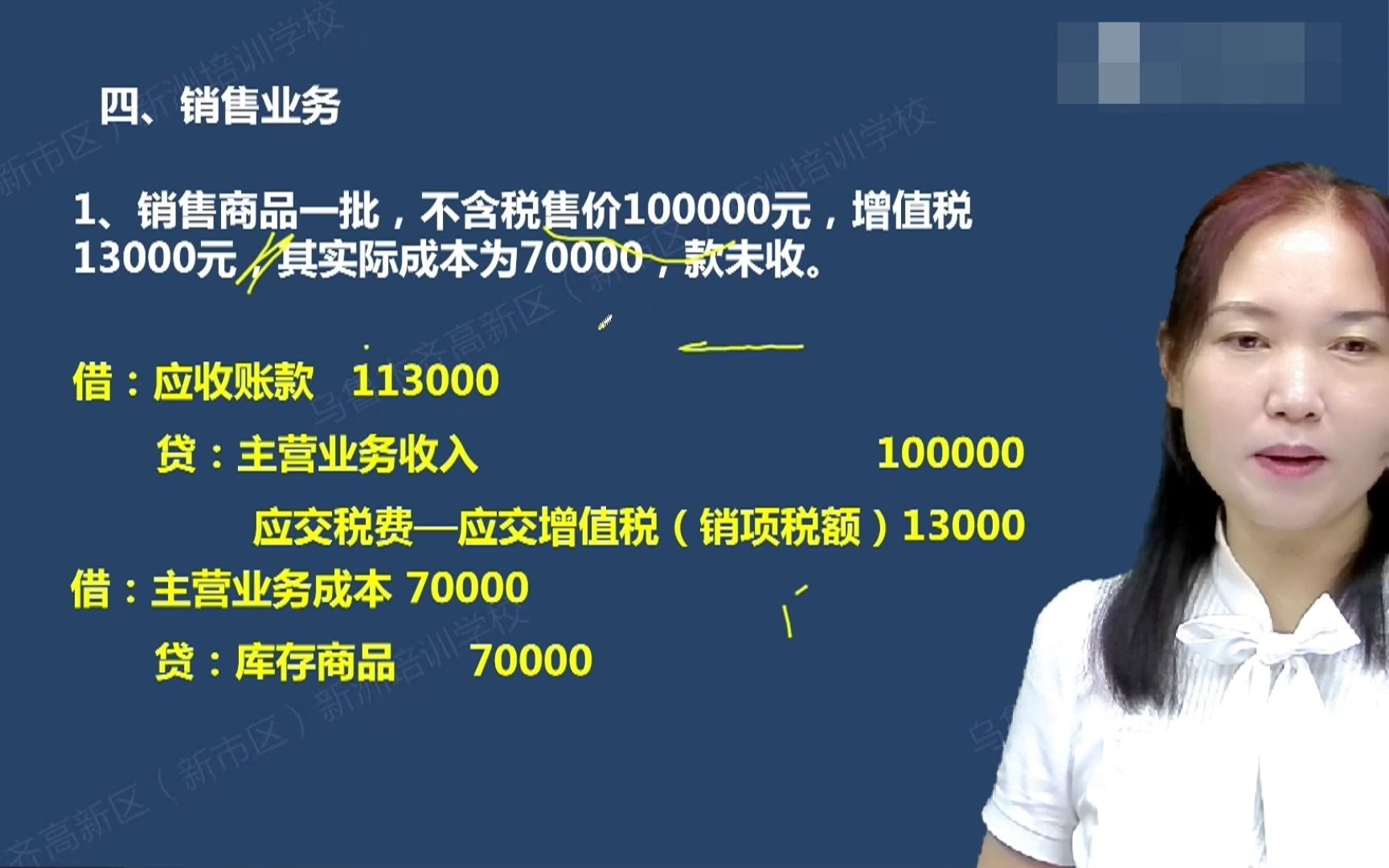 第九讲 销售业务会计分录
