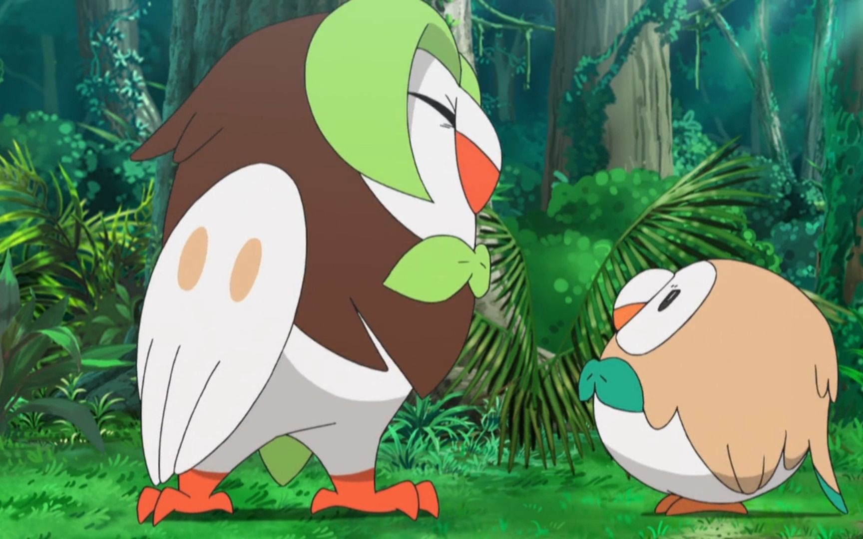 当木木枭碰上投羽枭 都很傲娇呢~