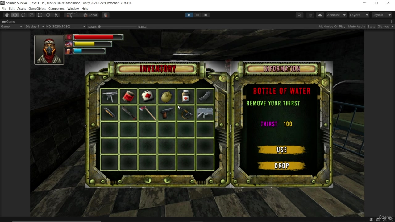 【中文字幕】Unity教程 – 如何在Unity和C#中创建恐怖的生存游戏 ...