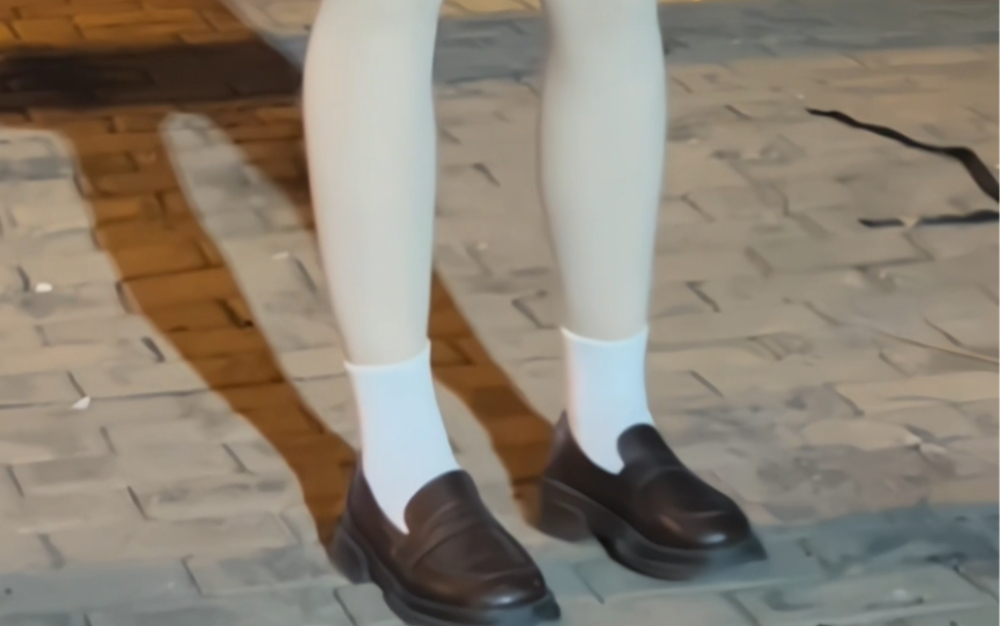 白袜小皮鞋jk转圈圈放烟花