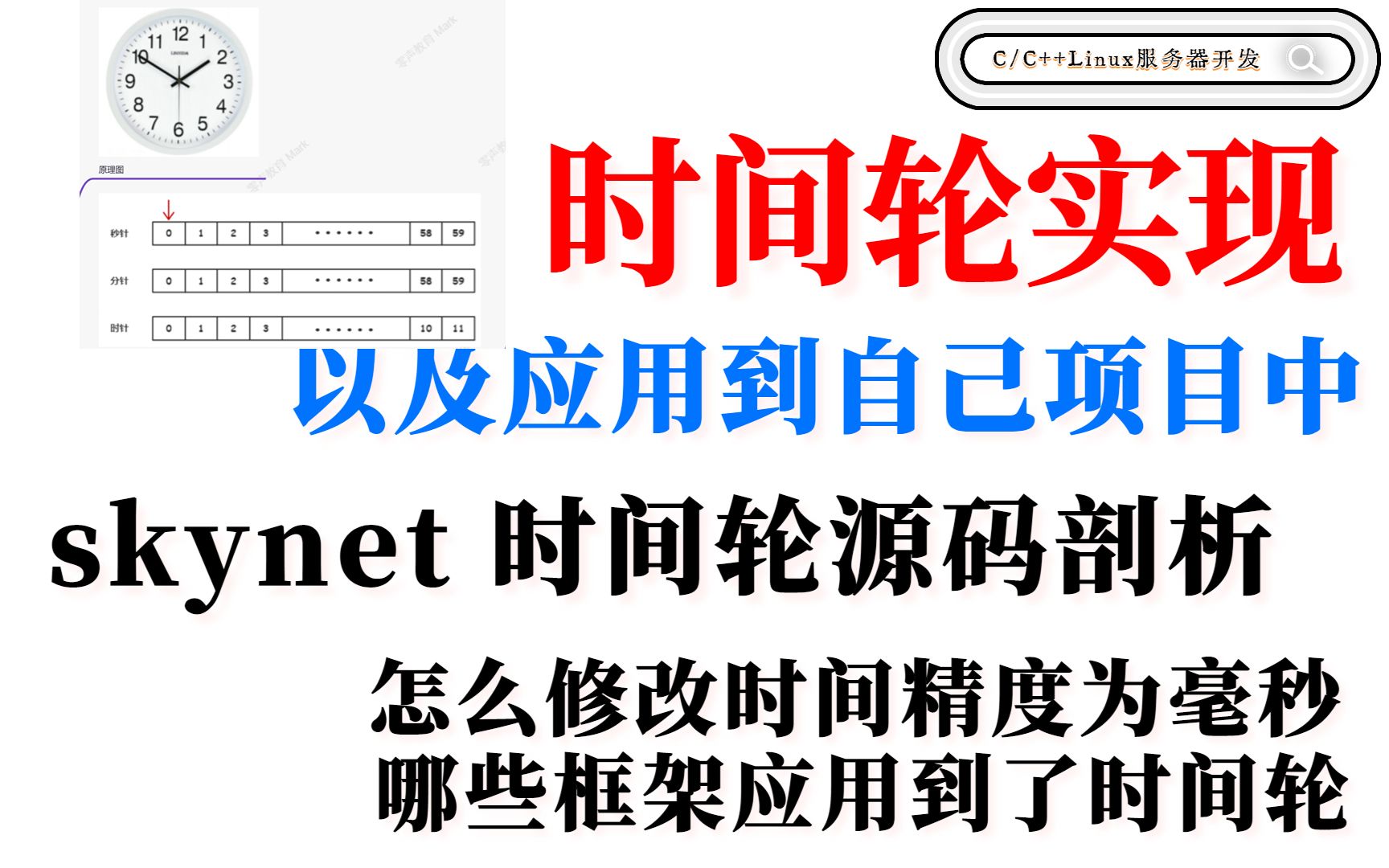 Skynet 时间轮源码剖析(基本结构、层时间轮、加锁、修改精度为毫秒)