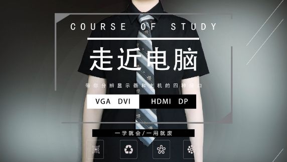 显示器的四种接口你还分不清咩~ 进来上课! #装机 #显卡