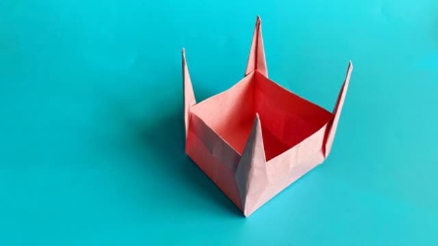教你折纸城堡盒子,简单漂亮,你也能学会