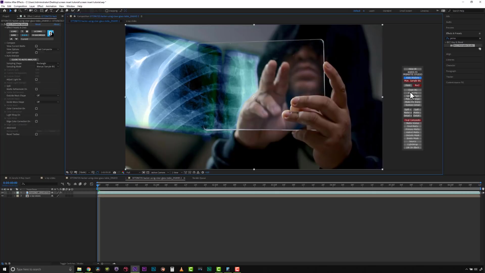 AE屏幕抠像素材插入Mocha跟踪教程Mocha Pro Tracking Advanced ...
