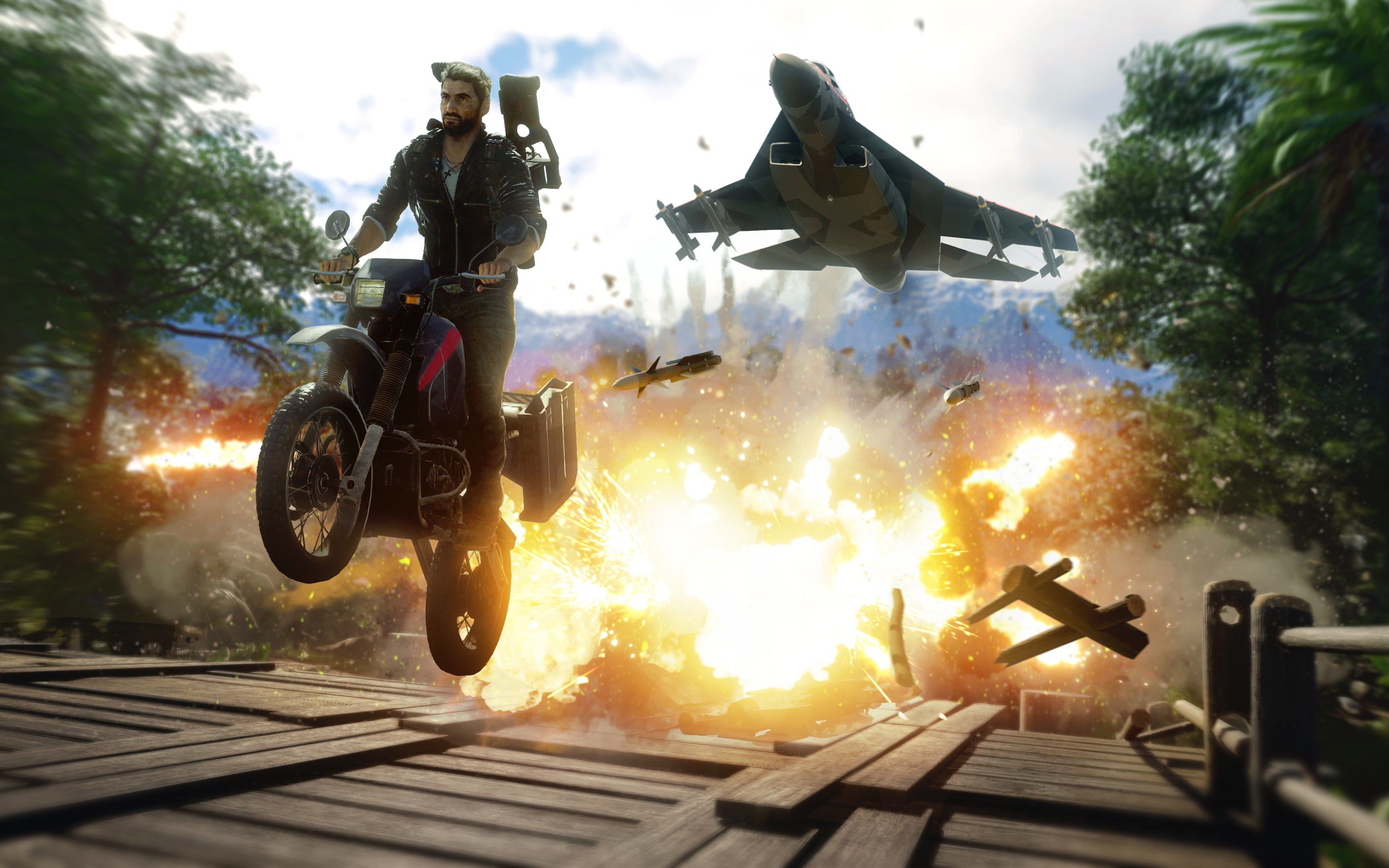 RX5700XT在正当防卫4 1080P 2K 4K分辨率最高画质设定下的FPS表现