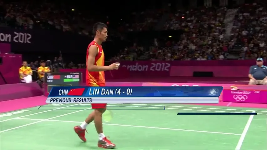 【羽毛球】2012年伦敦奥运会 男单决赛 林丹 VS 李宗伟