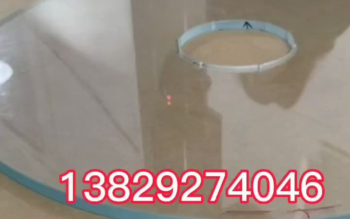 筛选机玻璃盘的加工和应用