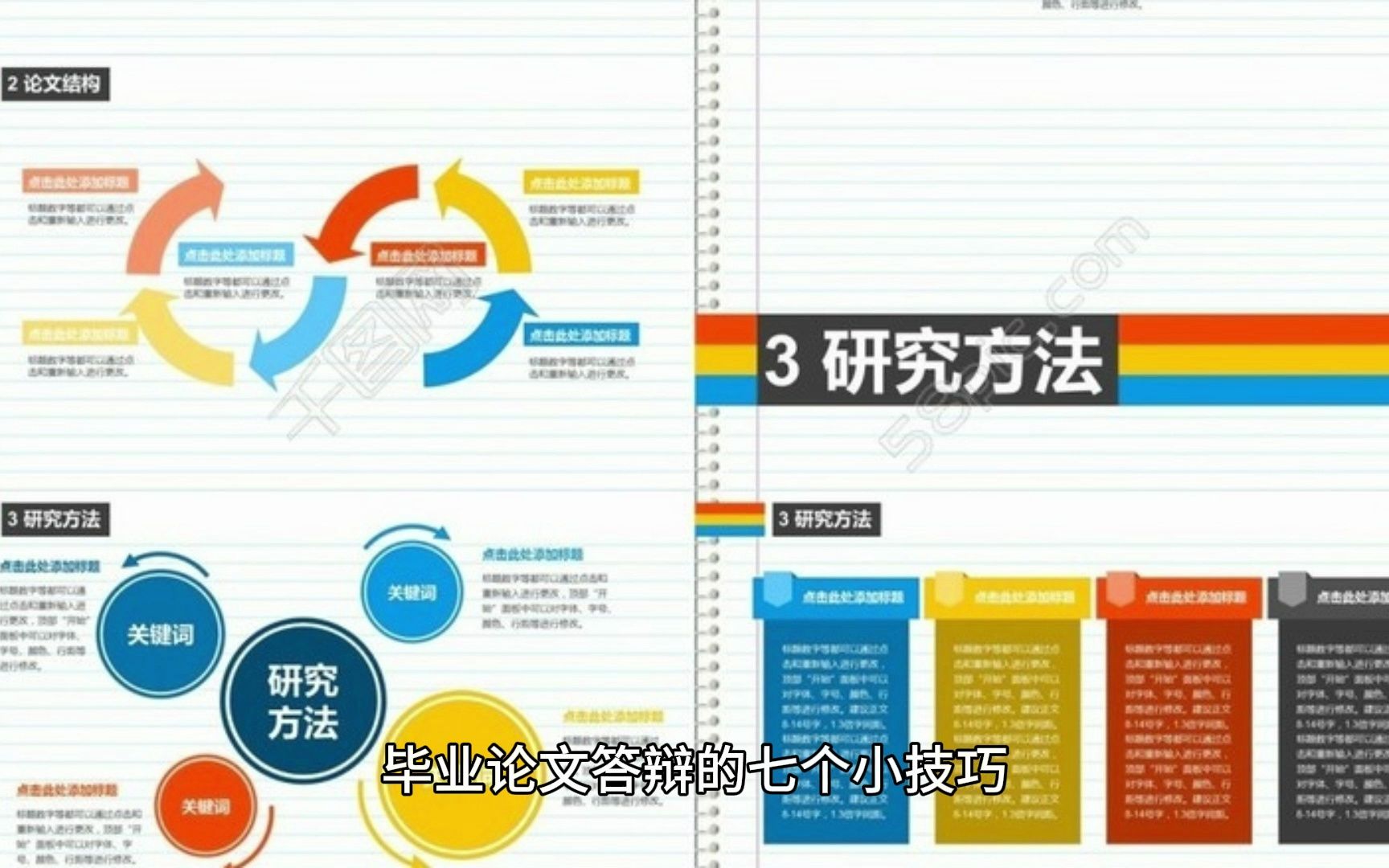 毕业论文答辩的七个小技巧