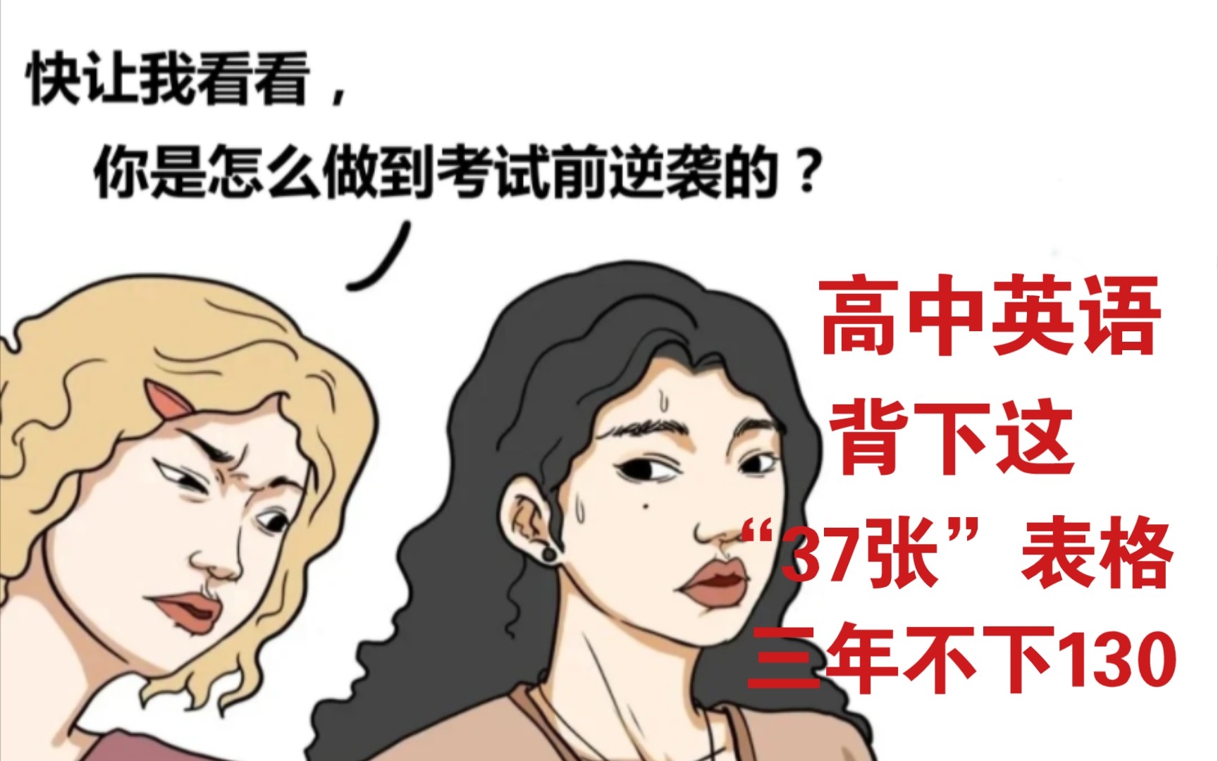 【高中英语】不啃下这“37张”表格,英语别想上130!