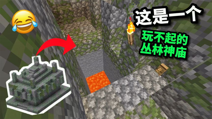 【我的世界】这是一个玩不起的丛林神庙