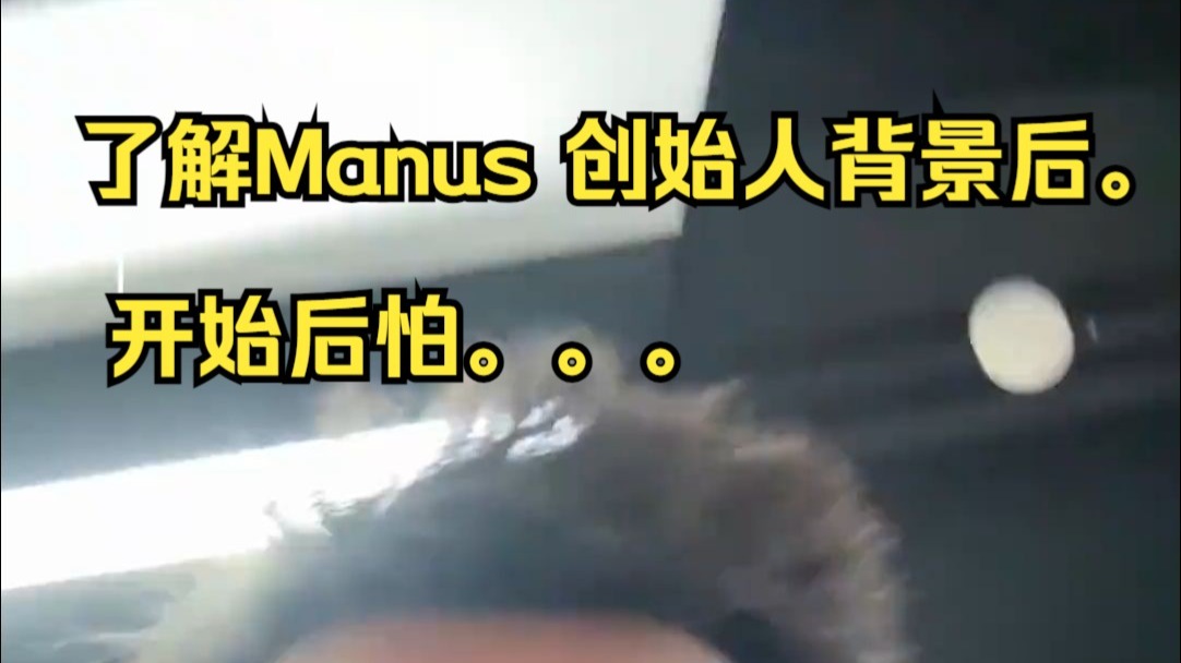 ...人 背景后。 开始后怕。 #人工智能 #manus #deepseek #编程 #科技