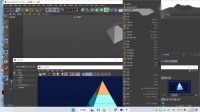 C4D制作金字塔图表,封闭多边形孔洞,修复破面,
