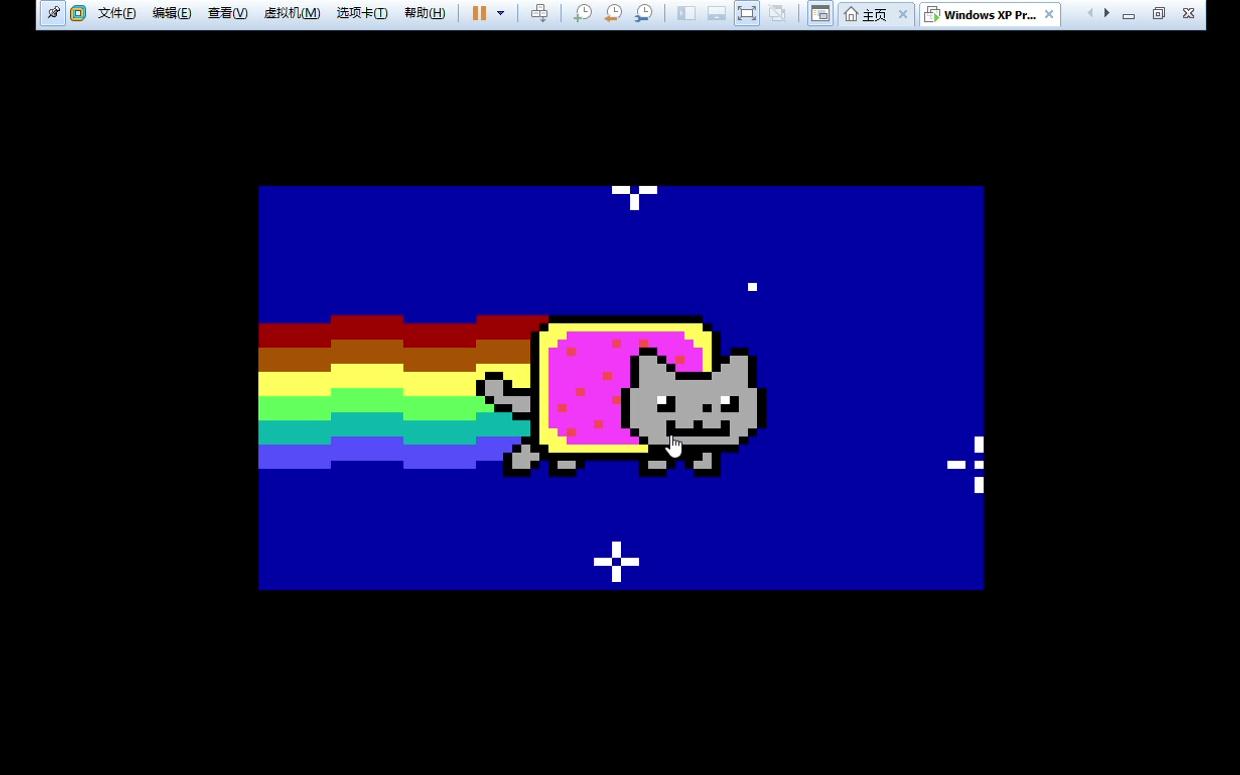 当windows自毁命令遇上彩虹猫病毒会发生什么