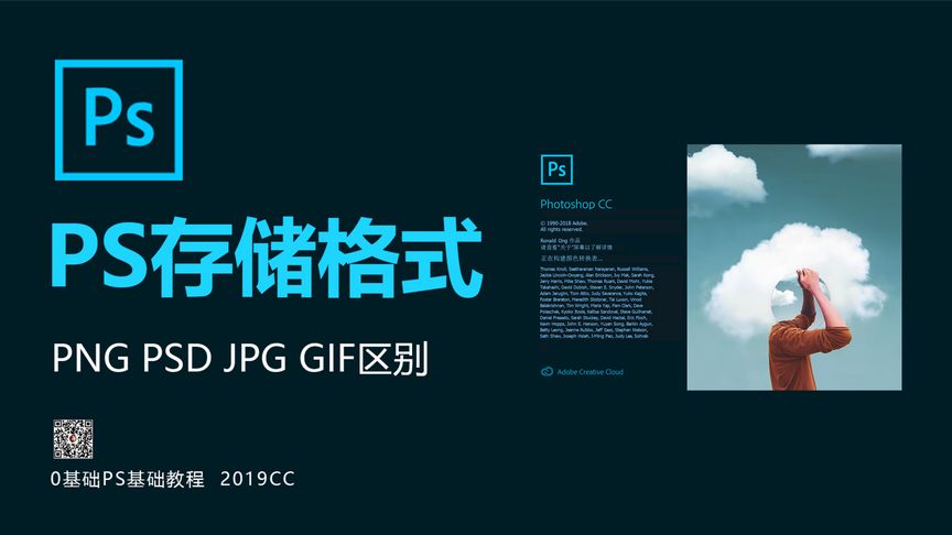 PS存储格式PNG PSD JPG区别