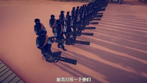 全站模拟器:100把加特林火力全开,测试各种抗揍阵容电脑炸了!